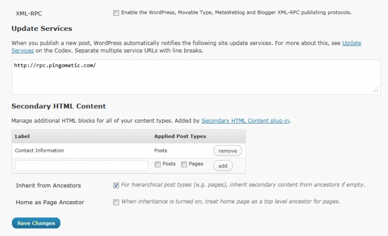 Secondary HTML Content 3.0 preview | 10up