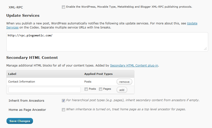 Secondary HTML Content 3.0 preview | 10up