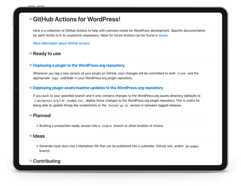 10up Releases WordPress GitHub Actions To Streamline Plugin Deployment ...