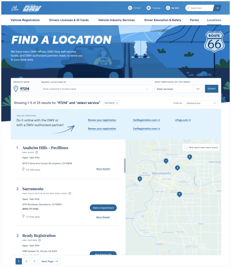 California DMV Website Redesign | 10up