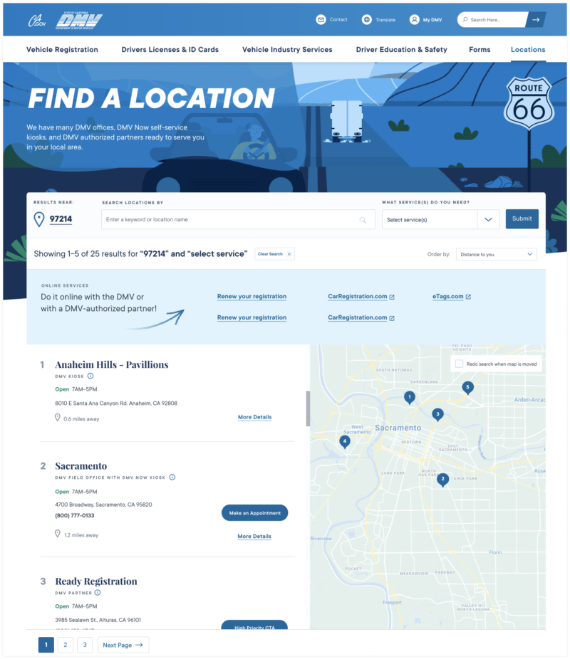 California DMV Website Redesign | 10up