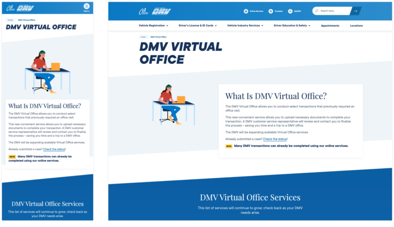 California DMV Website Redesign | 10up