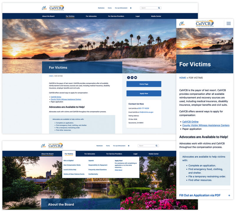 California Victim Compensation Board | 10up