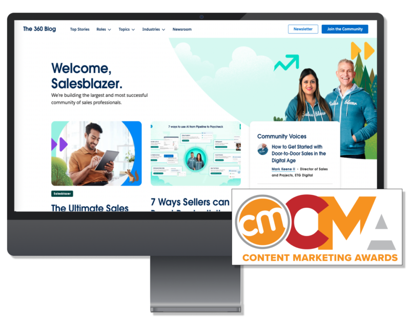 Salesforce’s Salesblazer Wins Project of the Year | 10up