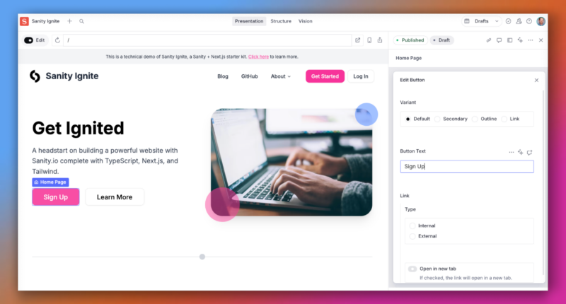 Ignite: A Sanity CMS Starter Kit for Content-Driven Marketing Sites | 10up