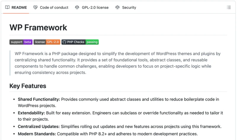WP Framework: A Better Starting Point for WordPress Site Builds | 10up